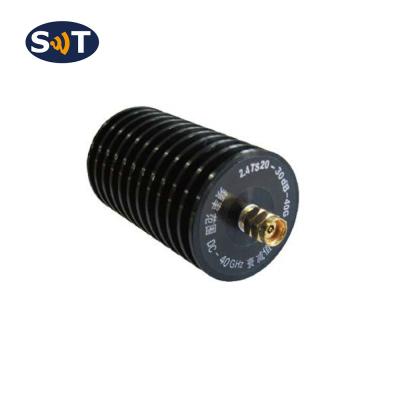 China 20 W Coaxial Fixed Attenuators DC - 40 GHz Connector 2.4 mm Attenuator for sale