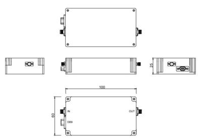 Cina Amplificatore di potenza dell'amplificatore rf della banda del dBm C del gigahertz 6 - da 700 megahertz Psat 31 in vendita