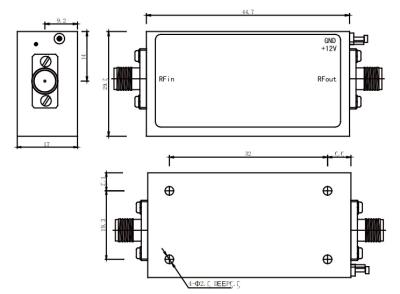 Cina 2 - 4 amplificatore di potenza del dBm rf dell'amplificatore di potenza P1dB 20 della banda del gigahertz 18dB S in vendita