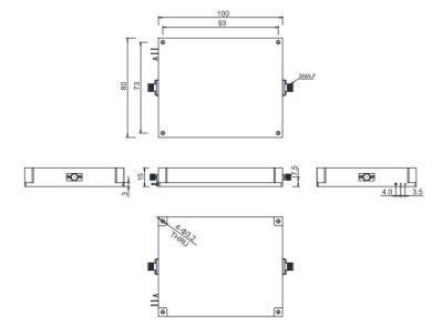 Cina 1-2 GHz L Band Amplificatore ottico RF Power Module Psat 40 dBm in vendita