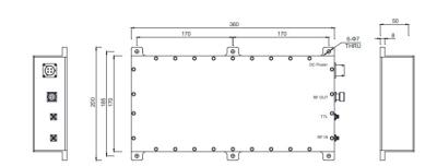 中国 2-3 GHz S バンド パワーアンプ 100 dBm RF アンプ モジュール ラダー,衛星通信用 販売のため