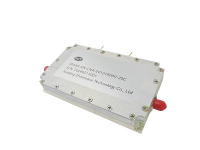China Customized 0.01~18GHz Gain 80dB Low Noise Wideband Amplifier for Signal Reception and Processing in Electronic Warfare for sale