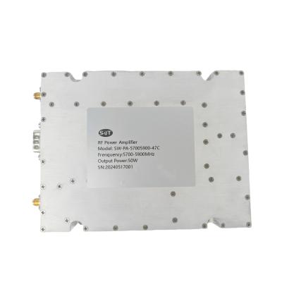 China High Linearity Communication Module 5700-5900MHz 50W RF Power Amplifier for Wireless Communication for sale