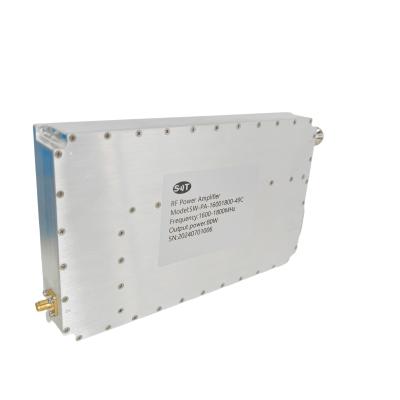 China Baja distorsión de la señal y alto rendimiento 1600-1800MHz 80W amplificador de potencia de banda L para sistemas de radar en venta