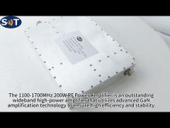 1100-1700MHz 200W Modulo de RF de alta potência Amplificador de potência para aumentar a força do sinal de comunicação em Uav