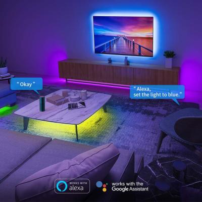 China APP Wireless Intelligent Remote Strip Lights 1M/3M/4M/5M DC5V USB Back Light strip LED RGB Flexible Tape Lamp for sale