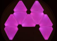 China Splicing Modular Triangle LED Light Intelligent RGB 240V App Control for sale