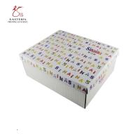 China Custom Recycled Corrugated Shoe Box Eco Friendly Foldable Lid Packaging 100 Recyclable for sale