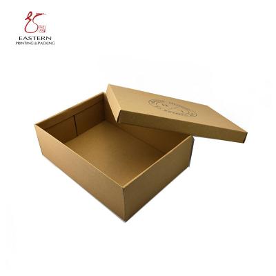 China Customized Lid & Bottom Corrugated Paper Box for Shoe Packaging for sale