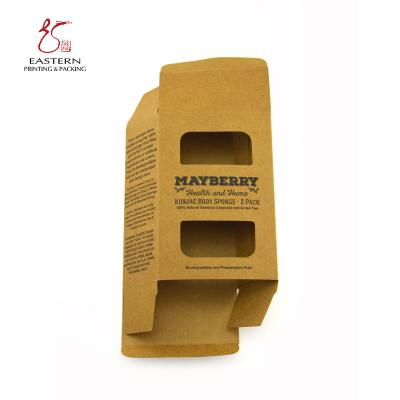 China Custom Printed Kraft Cardboard Boxes with Window | Customized Cosmetic Packaging Paper Box for sale