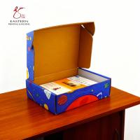 China Custom Printed Corrugated Book Packaging Boxes with Matte Lamination 4 Color Offset for sale