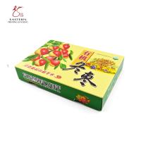 China Custom Printed Corrugated Mailer Boxes E Flute 400mm Length with Matte Lamination for Fruit Packaging for sale