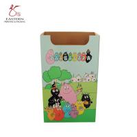 China Custom Glossy Lamination Corrugated Display Stand 100cm Height for Retail for sale