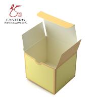 China Custom Foldable Cardboard Candy Boxes with Custom Logo Printing E Flute Kraft for sale