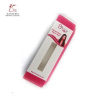 China Beautiful Foldable Eastern Custom Wig Packaging Boxes With PVC Window for sale