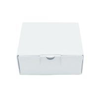 China Custom White Corrugated Cardboard Shipping Boxes Foldable for Cosmetic Packaging 4 Color Offset Printing for sale