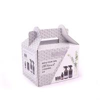 China Handled 20cm Width Custom Made Cardboard Boxes 45cm Length for sale