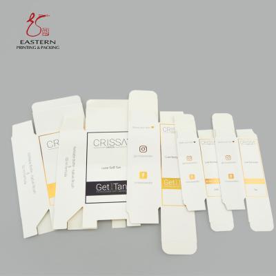 Cina CMYK piani che stampano lo SGS Skincare su ordinazione che imballa, contenitori decorativi di cartone per il corpo sfregano in vendita