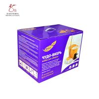 China Custom CMYK Printed Corrugated Cardboard Box with Plastic Handle 4 Color Offset for sale
