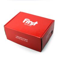 China Custom Folding Colored Corrugated Cardboard Box for Baby Shoes Packaging 33x21x12cm for sale