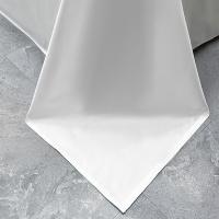 China 100% Cotton White Bed Sheet Set 400TC Hotel Bedding Twin King Size for sale