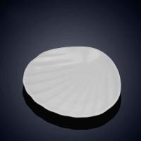 China Shell Shaped Porcelain Dinner Set 4 Piece Ceramic Tableware Custom Logo White for sale
