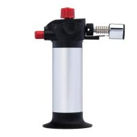 China Windproof Butane Kitchen Torch Lighter 1300C Adjustable Flame Piezoelectric Ignition for sale