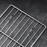 China Stainless Steel Oil Drip Tray Rectangular 332x240mm Fried Chicken String Baking Pan for sale