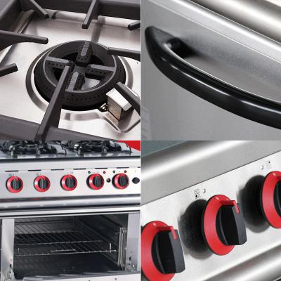 Cina 30KW 22KW 4 bruciatore gamma elettrica attrezzature di cottura commerciali per cucina in vendita