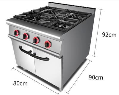 Cina 30KW 22KW 4 bruciatore gamma elettrica attrezzature di cottura commerciali per cucina in vendita