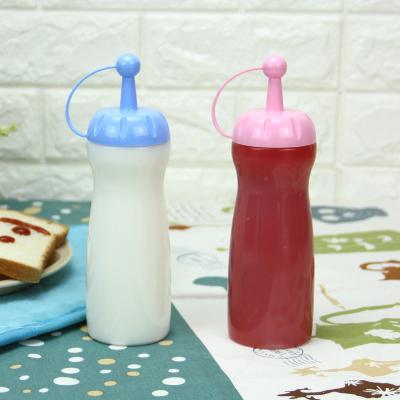 Cina 320ml 440ml Bottiglia di plastica per il spremitura del ketchup per pomodori in vendita