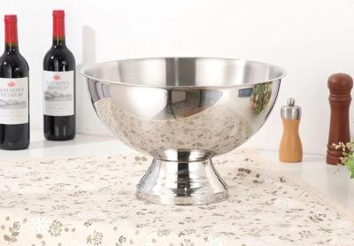 Cina Acciaio inossidabile argento Champagne Cooler personalizzare vino Ice Bucket in vendita