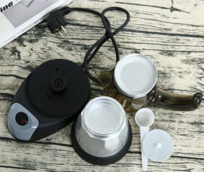Cina 300 ml 6 tazze Caffettiera attrezzature per bar da caffè 6 tazze Cafetiere in vendita