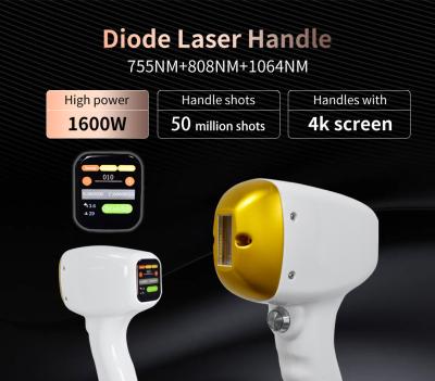 Cina Macchina laser di rimozione dei peli a diodo verticale 1600W 1064nm/808nm/755nm in vendita