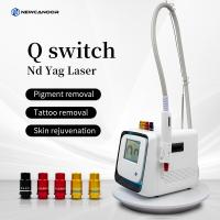 Quality Portable ND YAG Laser Pigment Removal Machine Remove Tattoo And Spots for sale
