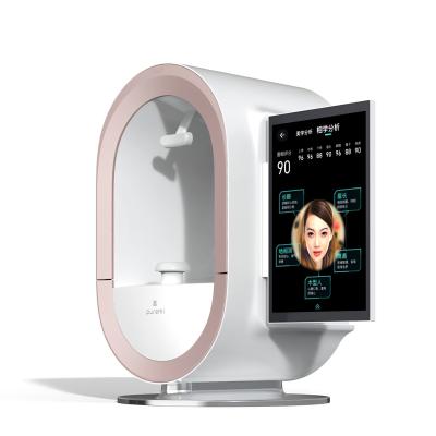 China 12 Spectrum Skin Analysis Machine , AI Facial Skin Scanner Analyzer Diagnosis Machine for sale
