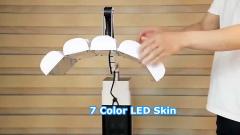 7 Color LED Skin Therapy Machine for Salons