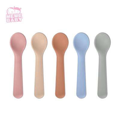 Cina Stoviglie Dinnersets della forchetta e del cucchiaio del silicone del bambino di BSCI non tossico in vendita