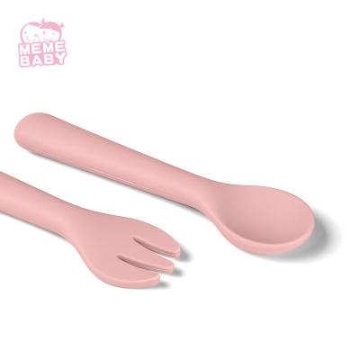 Cina Stoviglie Dinnersets della forchetta e del cucchiaio del silicone del bambino di BSCI non tossico in vendita