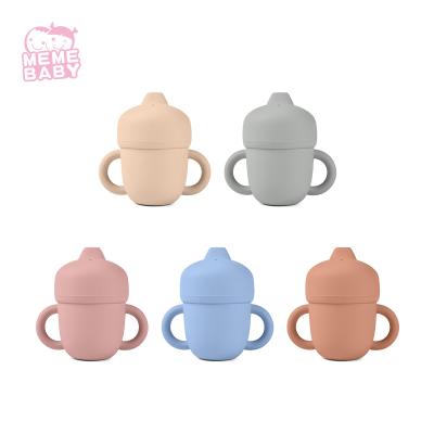 Cina Silicone Straw Sippy Water Cup Easy del bambino di LFGB per pulire bere Spillproof di Independnt in vendita