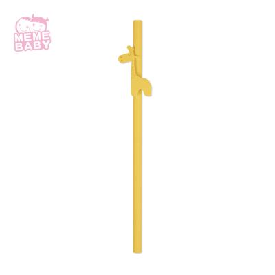 Cina Silicone animale del bambino di forma che beve Straw Custom Soft Foldable in vendita
