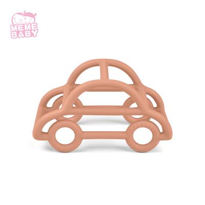 China O carro livre macio de Teether Bpa do silicone do bebê deu forma ao brinquedo acalmando-se infantil de Hollowen dos dentes da criança dobrável da educação das crianças à venda