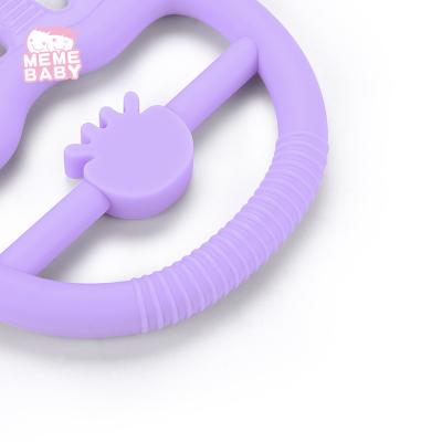 China Brinquedos sensoriais de Teether do bebê do chocalho orgânico Chewable bonito macio recém-nascido de Teether Jellifish do silicone das crianças do presente à venda