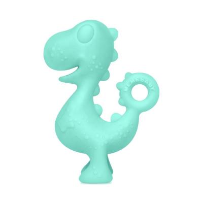 China Alívio das dores gengival adorável de Teether Teether do dinossauro do silicone como o presente das crianças à venda