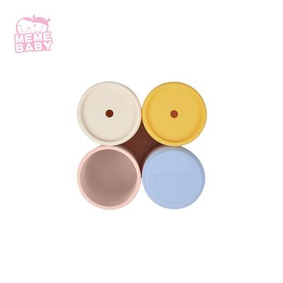 Cina Tazza di Sippy del silicone della prova di caduta con Straw And Handle Eco Friendly in vendita