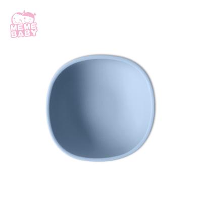 Cina La ciotola di svezzamento del bambino della ciotola del silicone di aspirazione ha messo la ciotola pulita facile libera del bambino del silicone di BPA in vendita