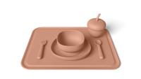 China Comfortable Microwave Safe Silicone Tableware Set For Weaning for sale