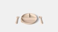 China Soft Comfortable Silicone Dinner Plate With CPC Certification for sale