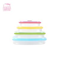 China Customized Collapsible Silicone Tableware Set Foldable Colorful for sale