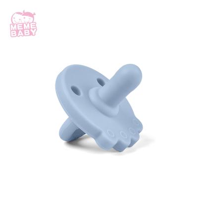 China Padrão livre feito sob encomenda do brinquedo BPA LFGB da mastigação de Logo Silicone Nipple Pacifier Baby à venda